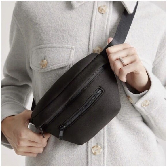 Quince | Bags | Quince Allday Neoprene Black Belt Bag Adjustable Strap ...